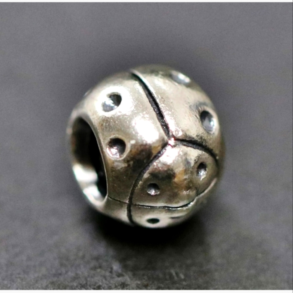 Authentic Pandora Charm " Ladybug " Retired - Gem